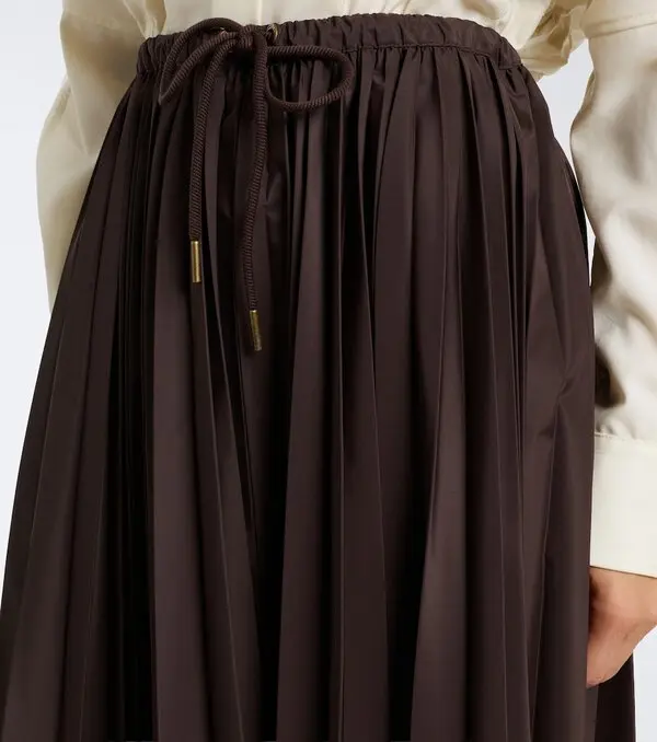 Moncler Pleated Midi Skirt