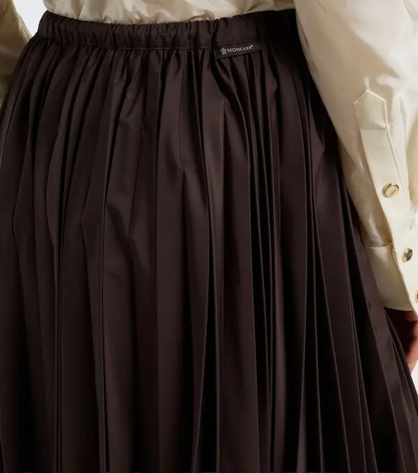 Moncler Pleated Midi Skirt