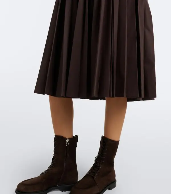 Moncler Pleated Midi Skirt