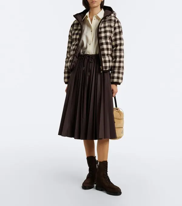 Moncler Pleated Midi Skirt