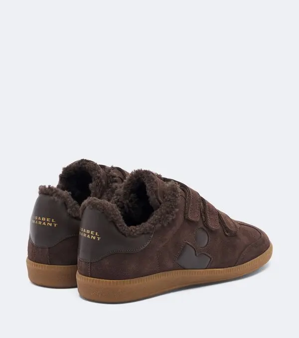 Isabel Marant Étoile Beth Shearling-lined Suede Sneakers