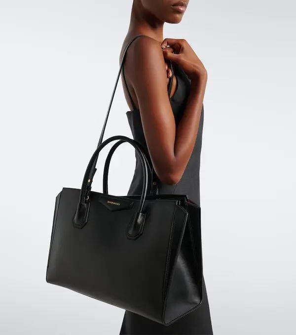 Givenchy Antigona Catchall Medium Leather Tote Bag