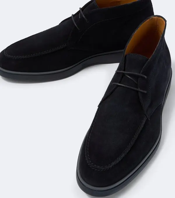 Magnanni Lello Suede Desert Boots - Blue