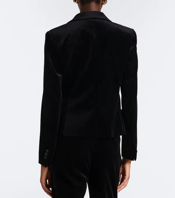 Max Mara Elegante Cotton Velvet Blazer