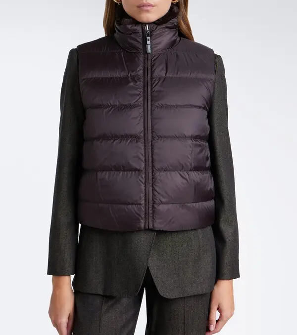 Max Mara Zip-up Puffer Vest