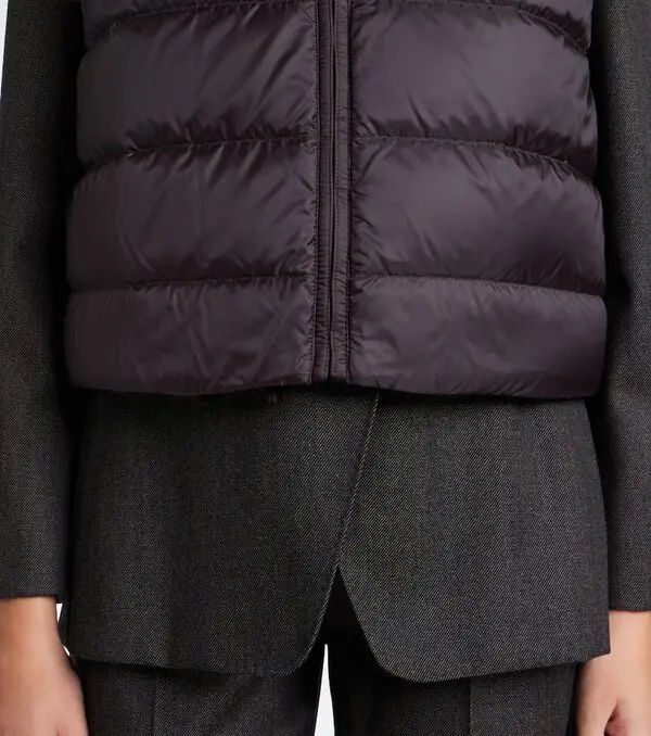 Max Mara Zip-up Puffer Vest