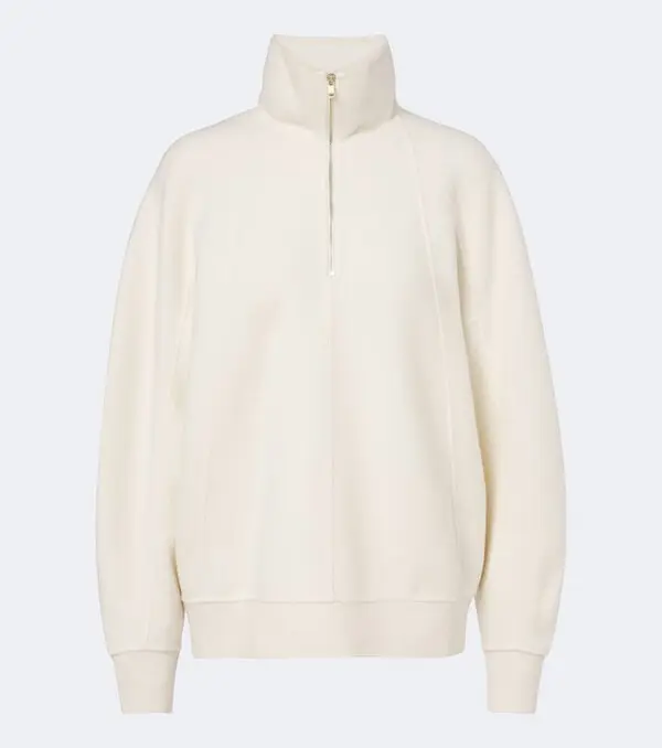 Max Mara Wool And Cashmere Half-zip Sweater