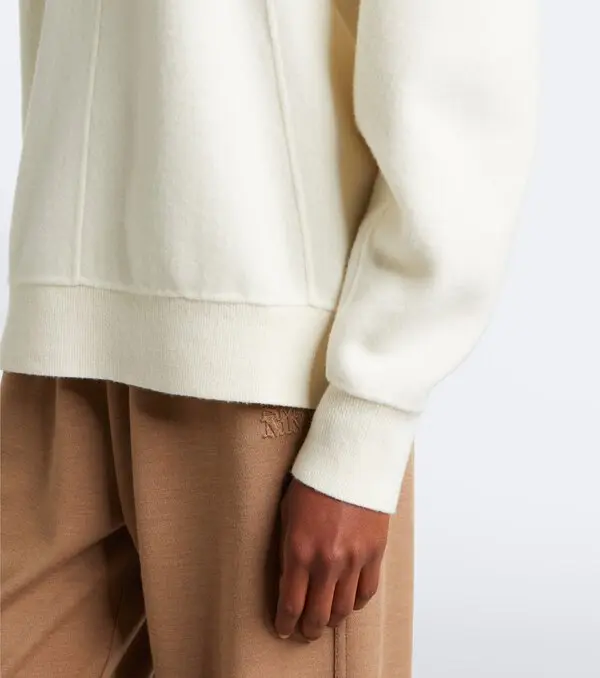 Max Mara Wool And Cashmere Half-zip Sweater