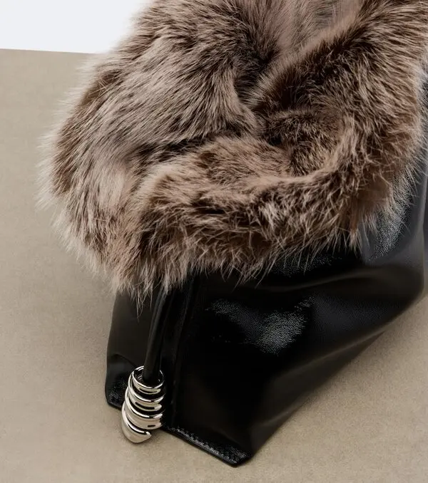 Loewe Flamenco Medium Leather Clutch