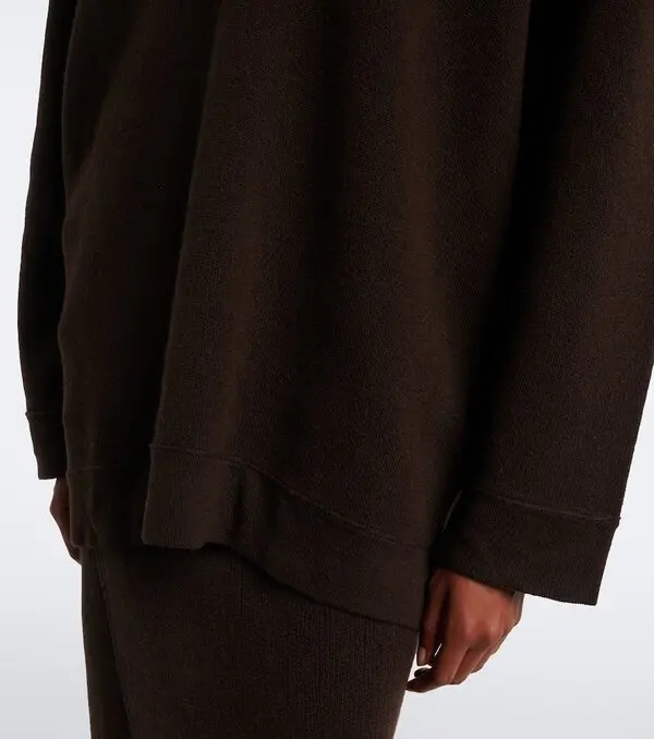 Jardin Des Orangers Hooded Wool And Cashmere Sweater