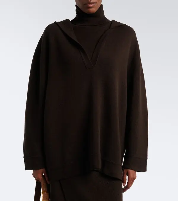 Jardin Des Orangers Hooded Wool And Cashmere Sweater