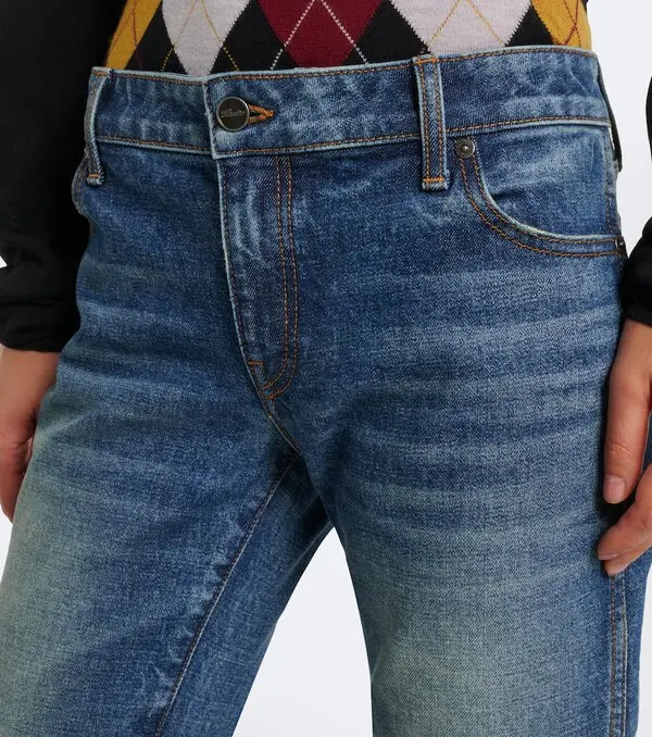 Khaite Low-rise Flared Jeans