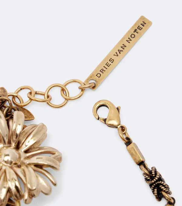 Dries Van Noten Floral Embellished Bracelet