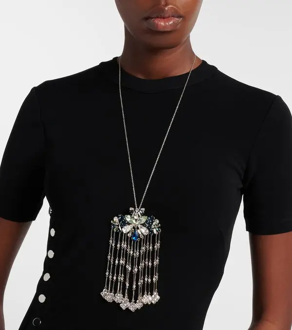 Rabanne Crystal-embellished Necklace
