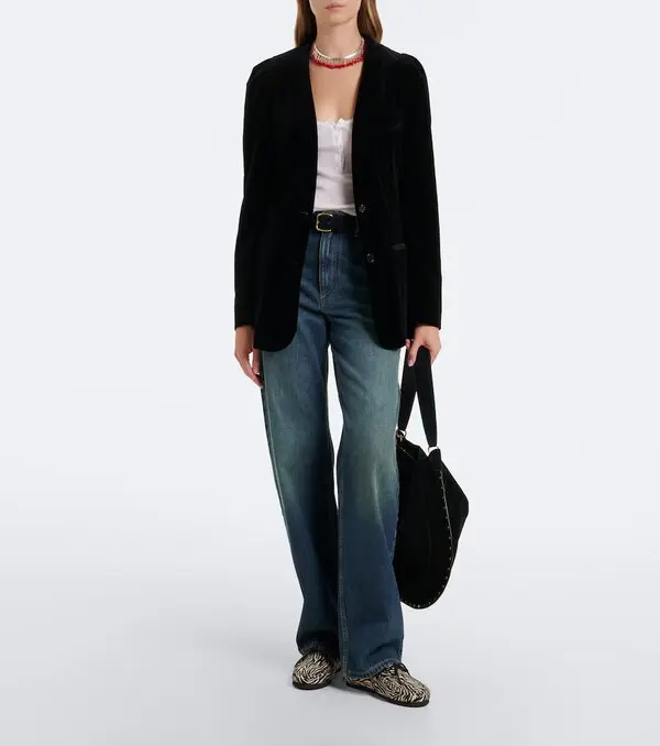 Isabel Marant Étoile Fitza Zebra-print Calf Hair Loafers