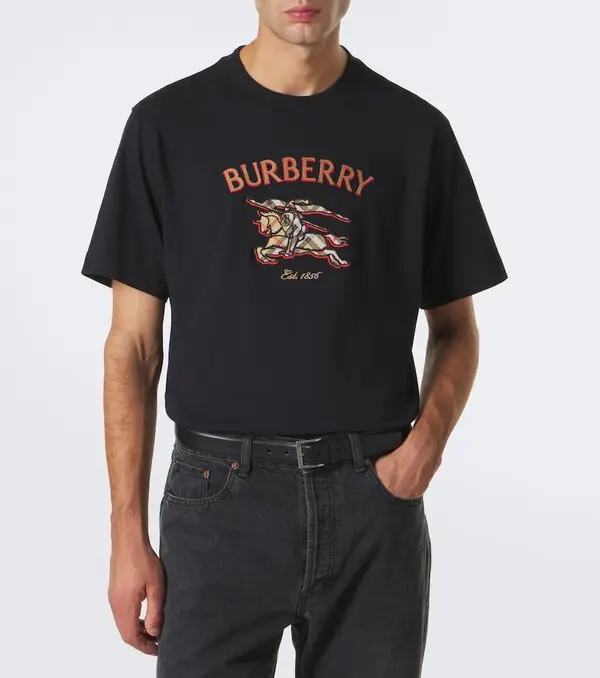 Burberry Ekd Cotton Jersey T-shirt