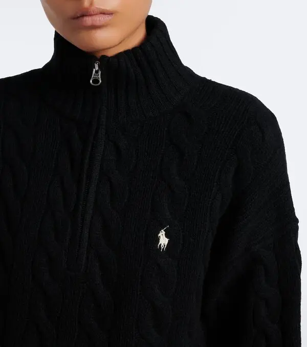 Polo Ralph Lauren Cable-knit Wool And Cashmere Sweater
