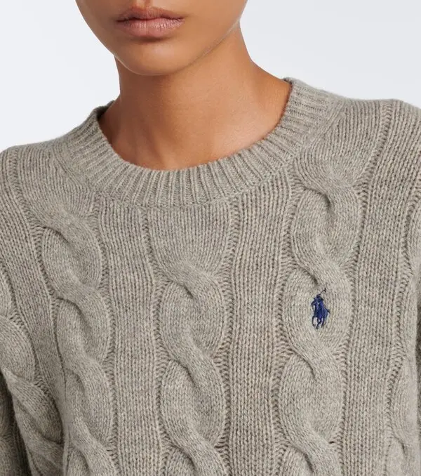 Polo Ralph Lauren Cable-knit Wool And Cashmere Sweater