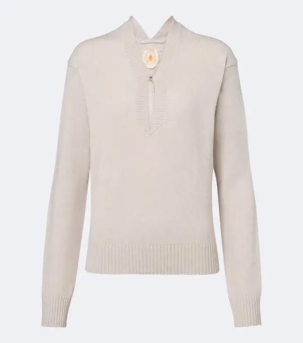 Jardin Des Orangers Wool And Cashmere Sweater - Beige