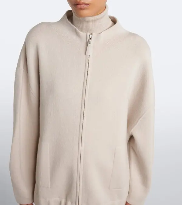 Jardin Des Orangers Wool And Cashmere Jacket - Beige