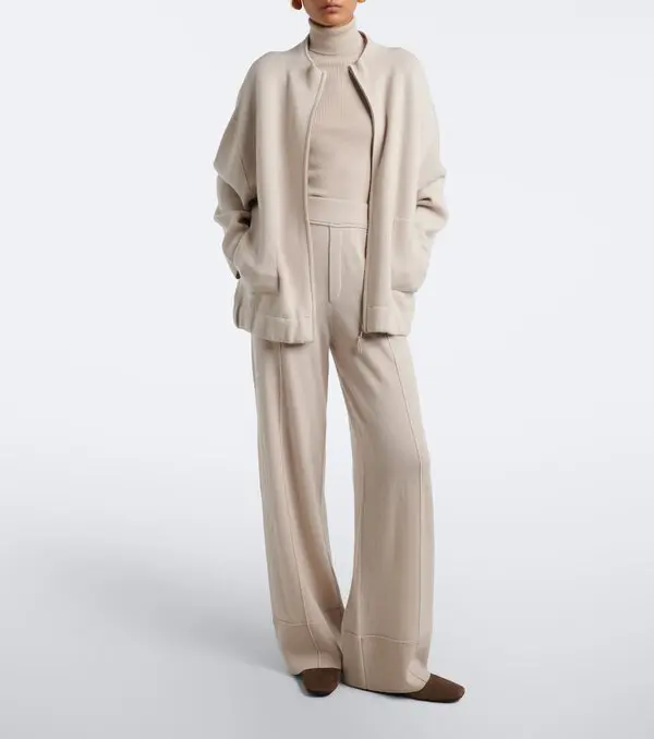 Jardin Des Orangers Wool And Cashmere Jacket - Beige