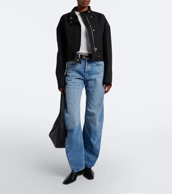 AGOLDE Spiral Faded Barrel-leg Jeans