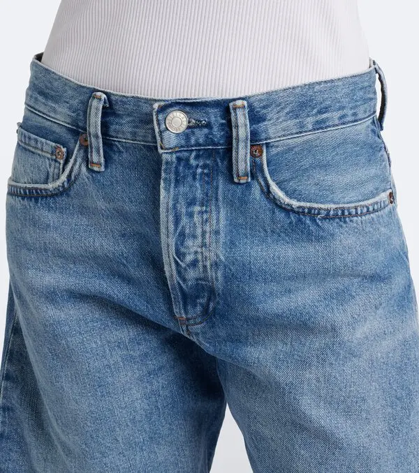 AGOLDE Spiral Faded Barrel-leg Jeans