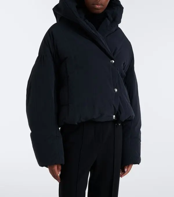Sportmax Cropped Hooded Down Jacket