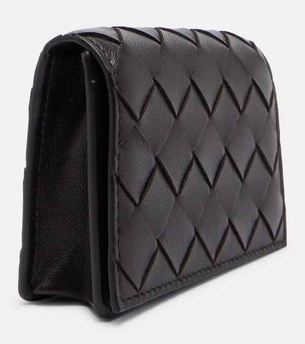 Bottega Veneta Intrecciato Leather Card Holder