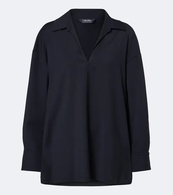 Max Mara Virgin Wool Blouse