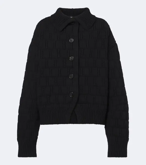 Dries Van Noten Wool And Cashmere Cardigan
