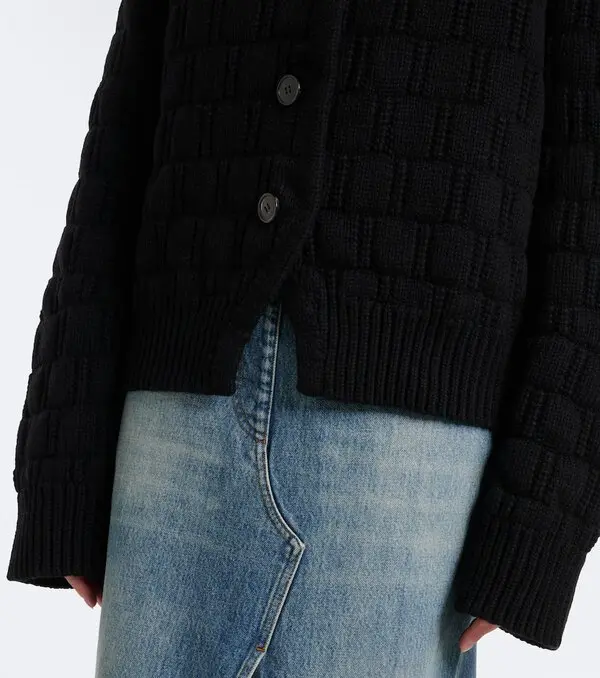 Dries Van Noten Wool And Cashmere Cardigan