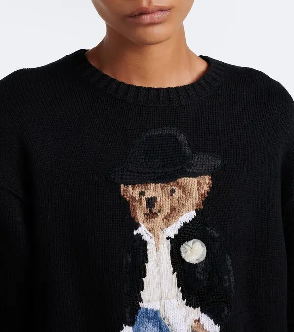 Polo Ralph Lauren Polo Bear Intarsia Cotton Sweater