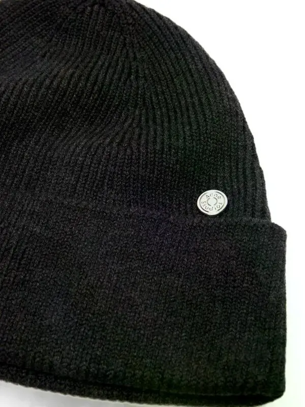 Acne Studios Wool Beanie With Rivet