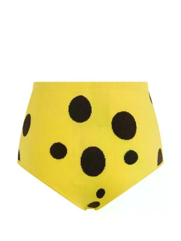 Moschino Polka-dot High-waisted Briefs