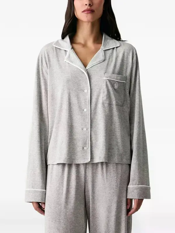 Polo Ralph Lauren Logo-embroidered Piped Pajamas