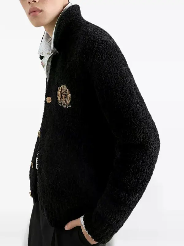 Dolce & Gabbana Alpaca-blend Cardigan With Embroidery