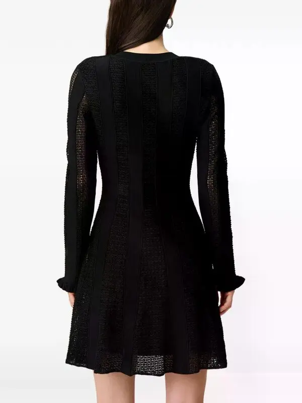 Claudie Pierlot Lurex Knitted Skater Dress