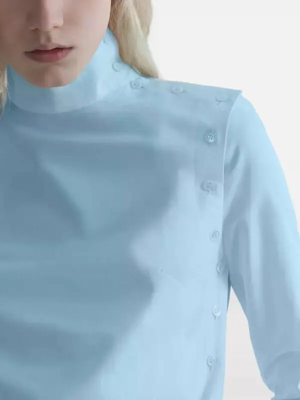 MUGLER White Fencing Shirt