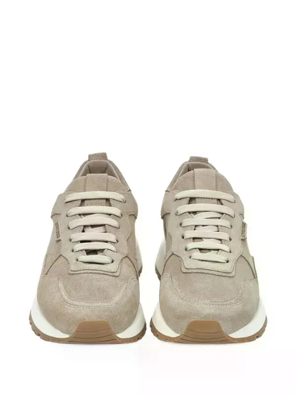 LOTTUSSE Andie Panelled Leather Sneakers