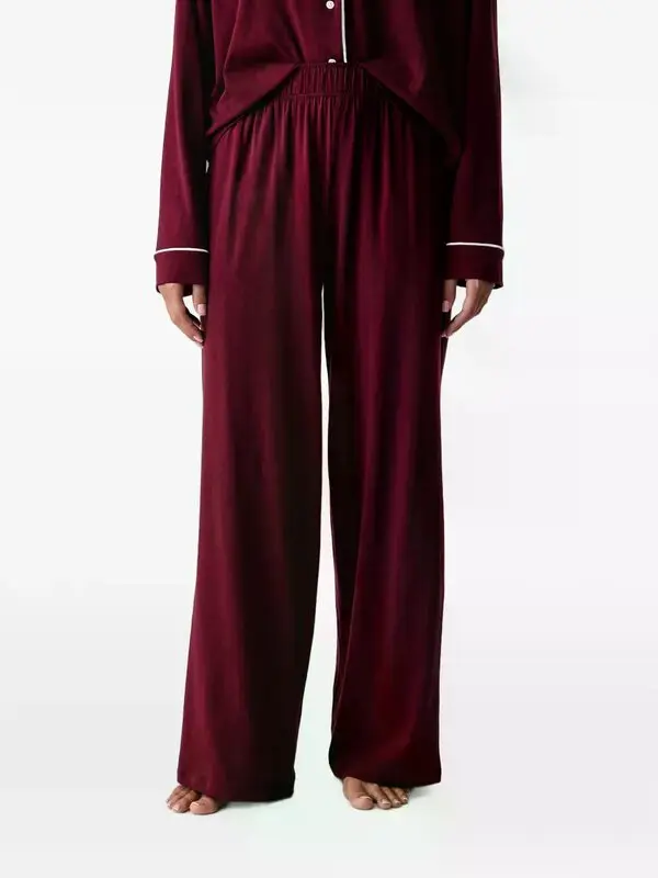 Polo Ralph Lauren Logo-embroidered Piped Pajamas