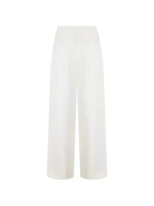Moschino Button-detail Wide-leg Tailored Trousers