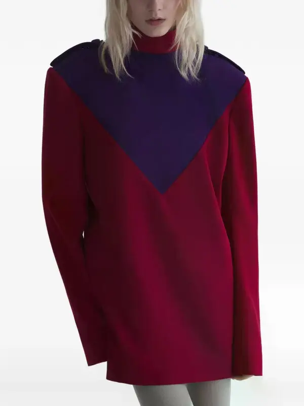 MUGLER Bi-color Uniform Shirt