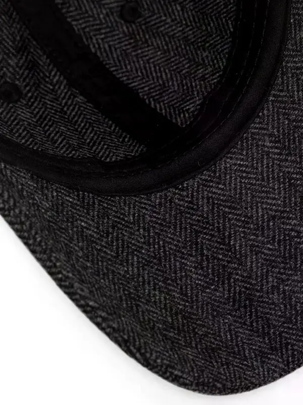 TRUSSARDI Herringbone-pattern Baseball Cap
