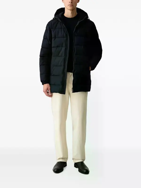 TRUSSARDI Quilted Hooded Jacket