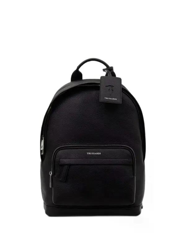 TRUSSARDI Pebbled-texture Logo-plaque Backpack