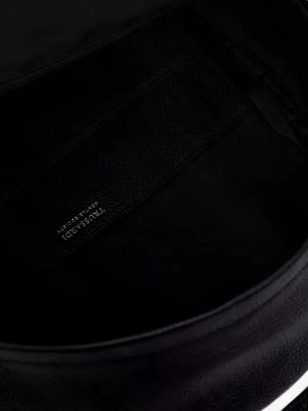 TRUSSARDI Pebbled-texture Logo-plaque Backpack