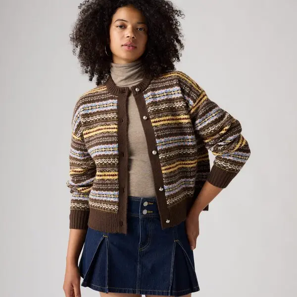 LEVI'S Charlotte Crewneck Cardigan