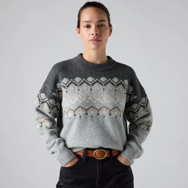 LEVI'S Charlotte Fairisle Crewneck Sweater