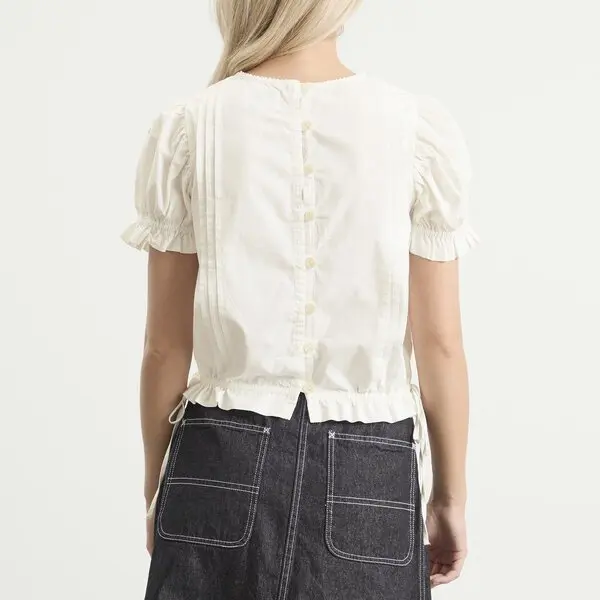 DAMSON MADDER Mabel Lace Insert Blouse